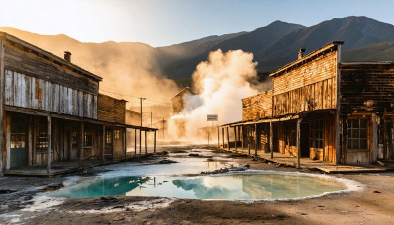 Ghost Towns Near Hot Springs In The West Coast - United States Ghost Towns
