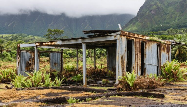 Ghost Towns With Fall Foliage In Hawaii - United States Ghost Towns
